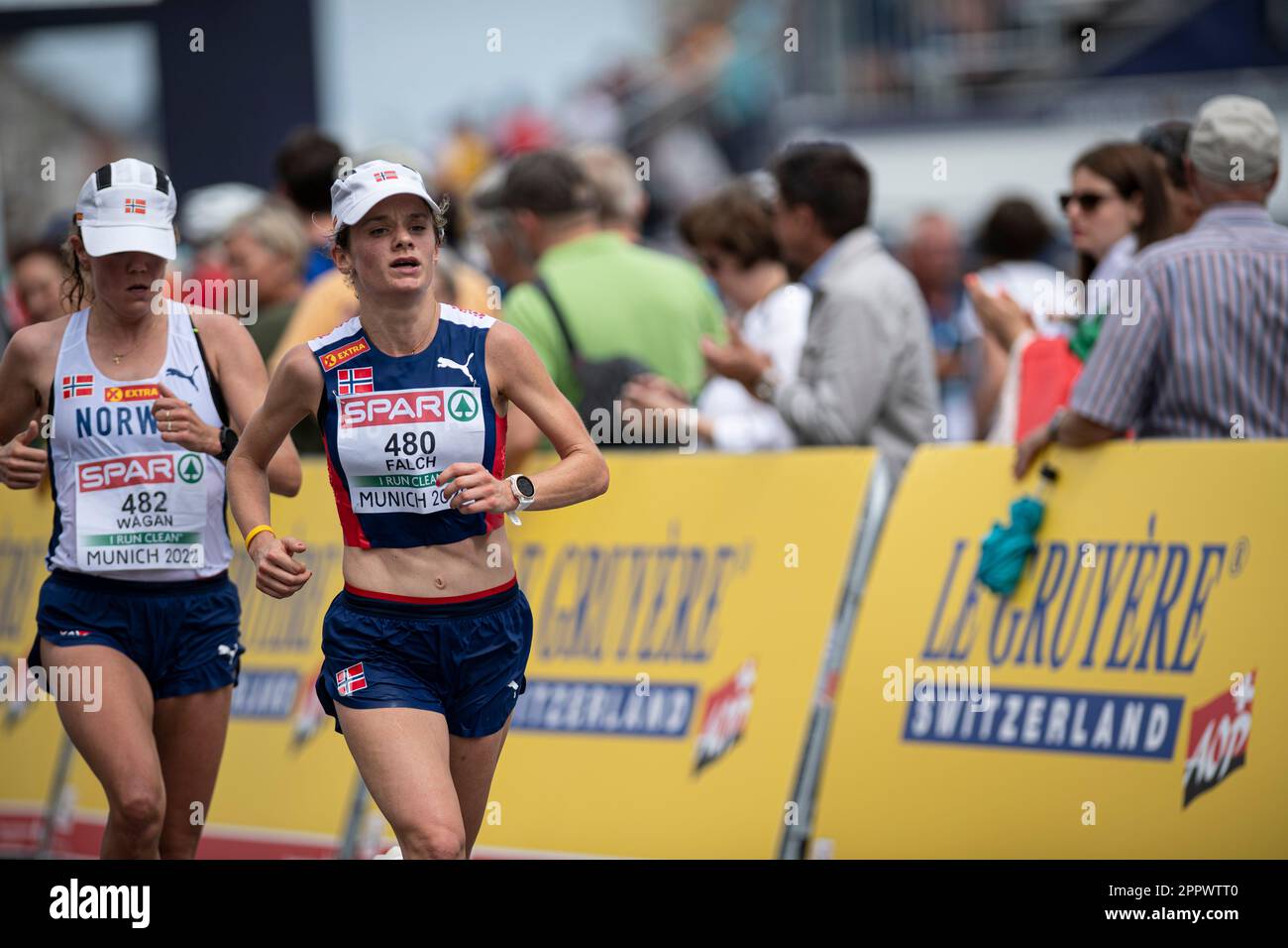 FALCH RUNA SKROVE participating in the Marathon of the European ...