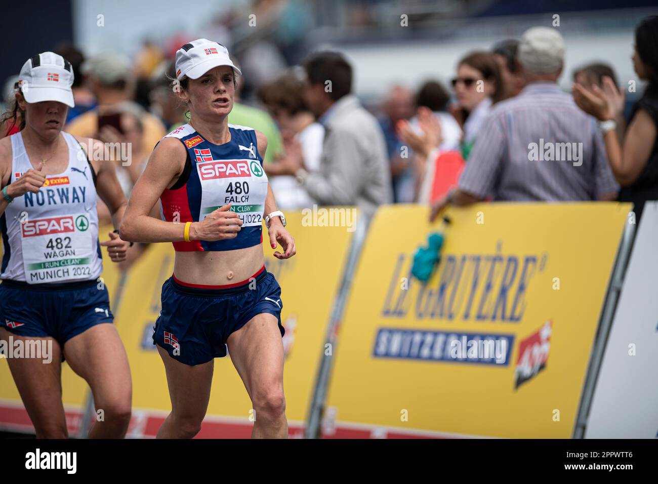 FALCH RUNA SKROVE participating in the Marathon of the European ...