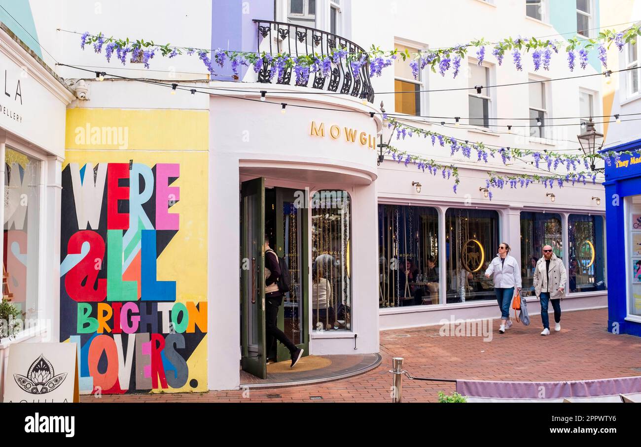 The recently opened Mowgli restaurant Dukes Lane Brighton which serves ...