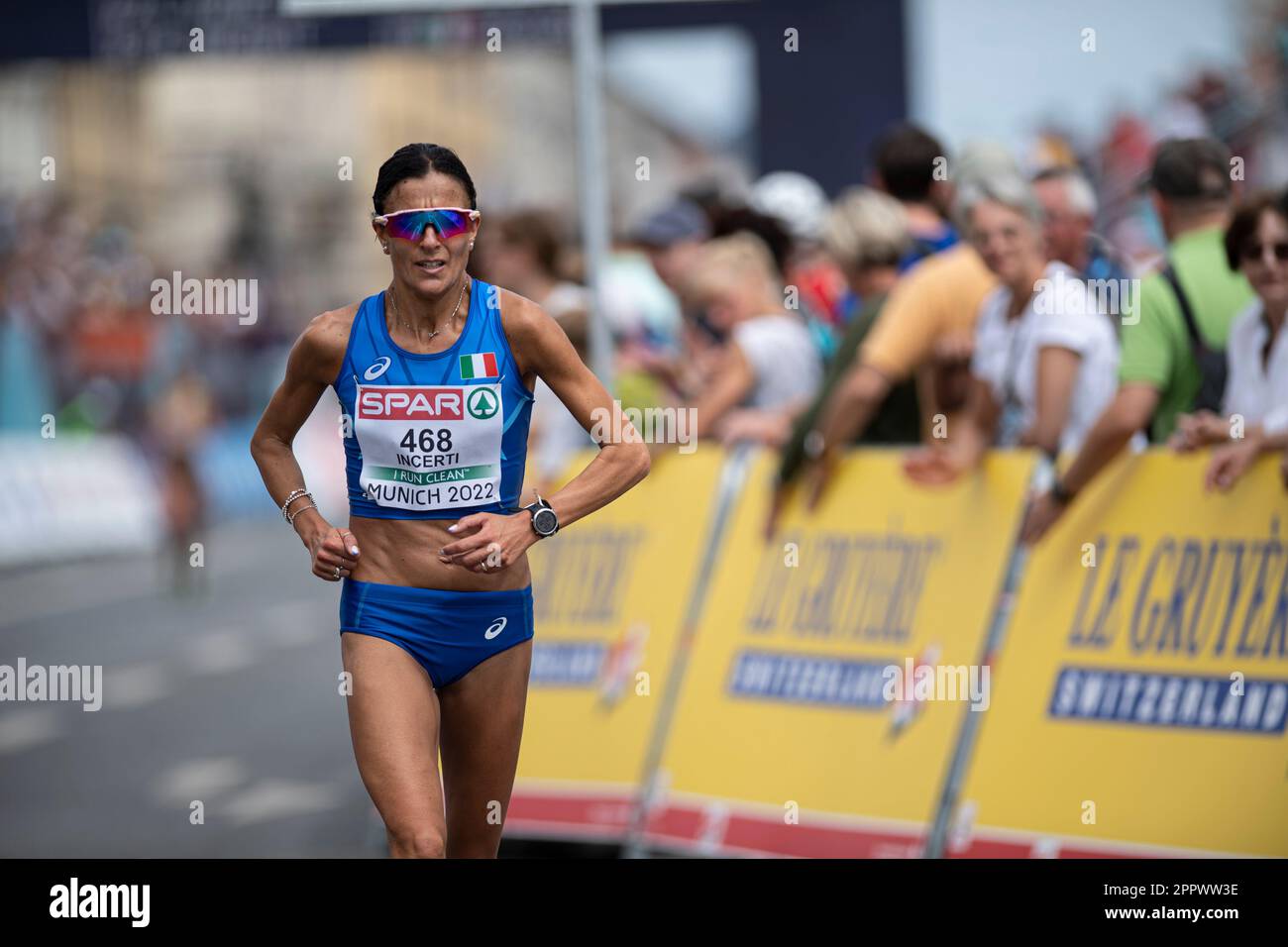 Anna Incerti participating in the Marathon of the European Athletics ...