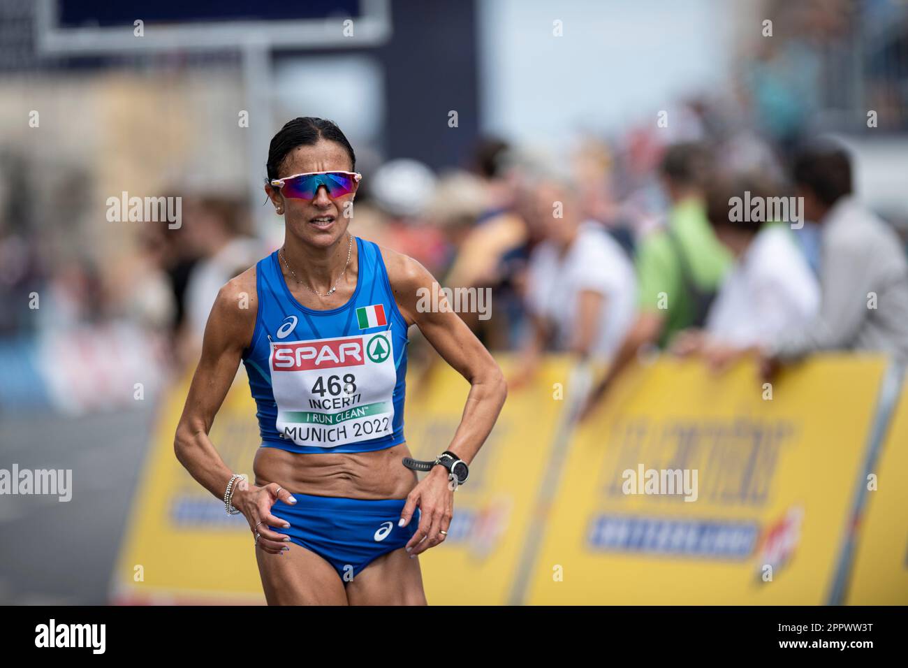 Anna Incerti participating in the Marathon of the European Athletics ...