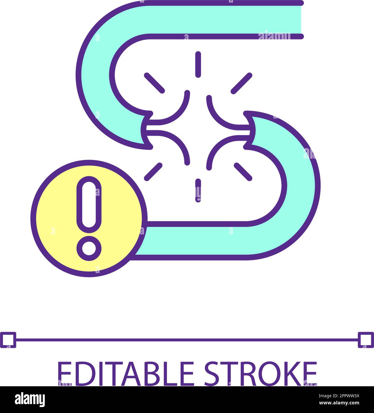 Frayed wire rope hi-res stock photography and images - Alamy