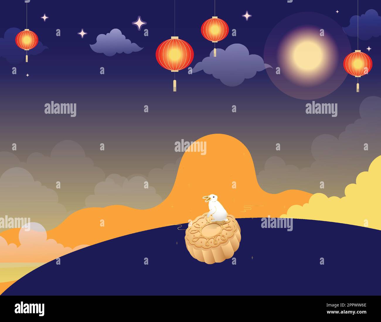 Flat paper style mid Stock Vector Images - Alamy