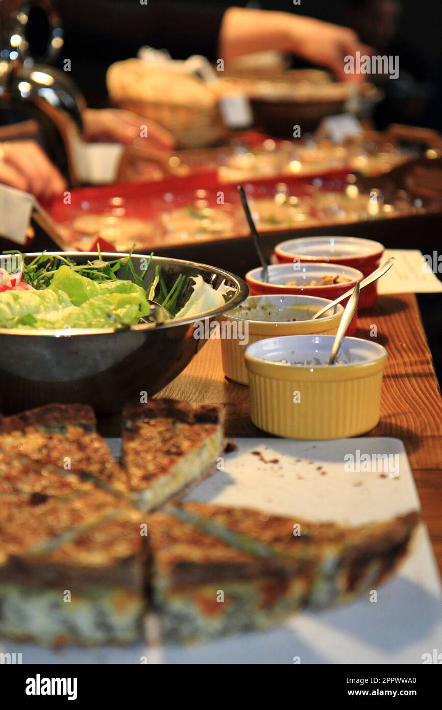 quiche (food from france) as very nice food background Stock Photo - Alamy