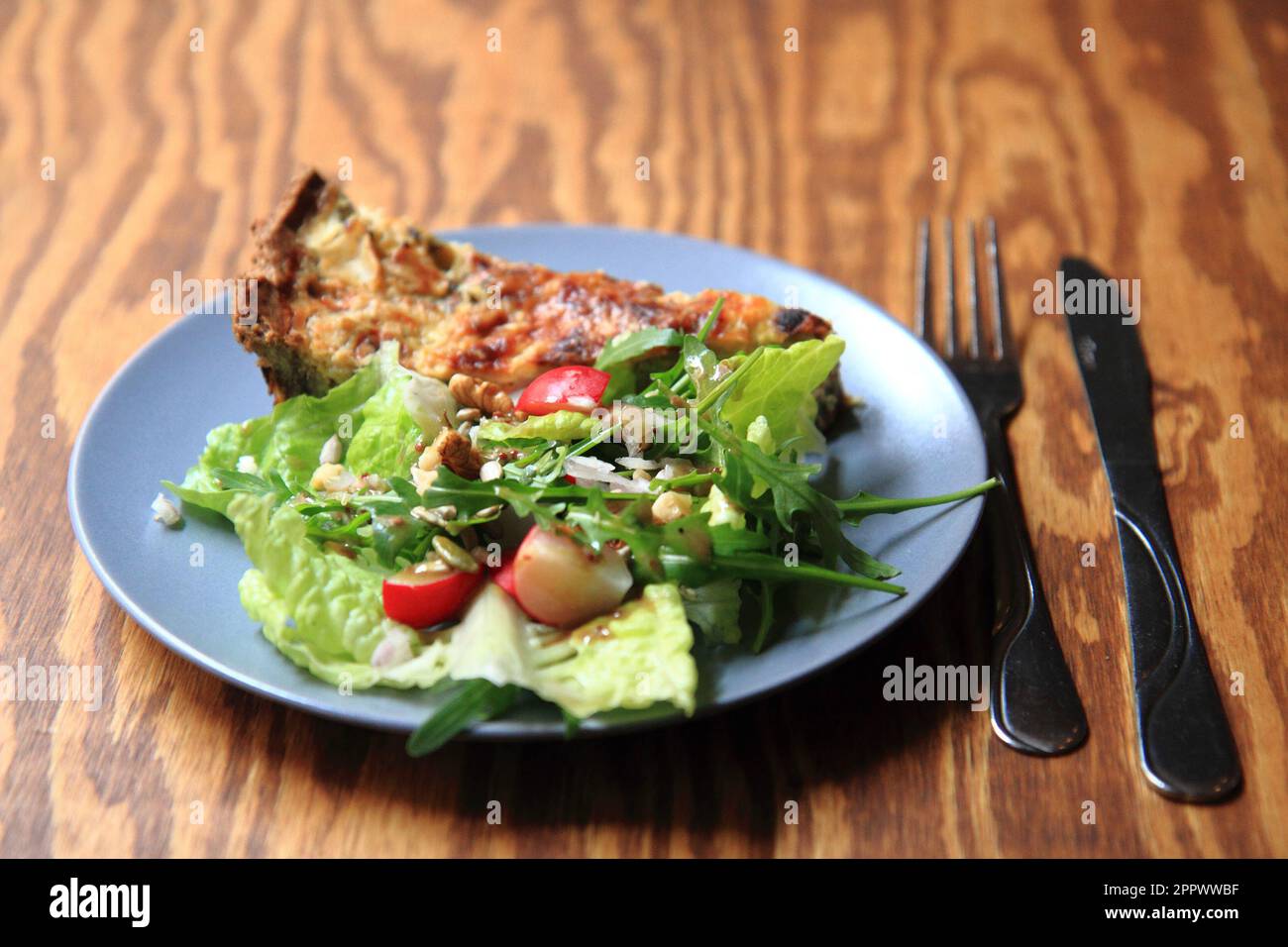 quiche (food from france) as very nice food background Stock Photo - Alamy
