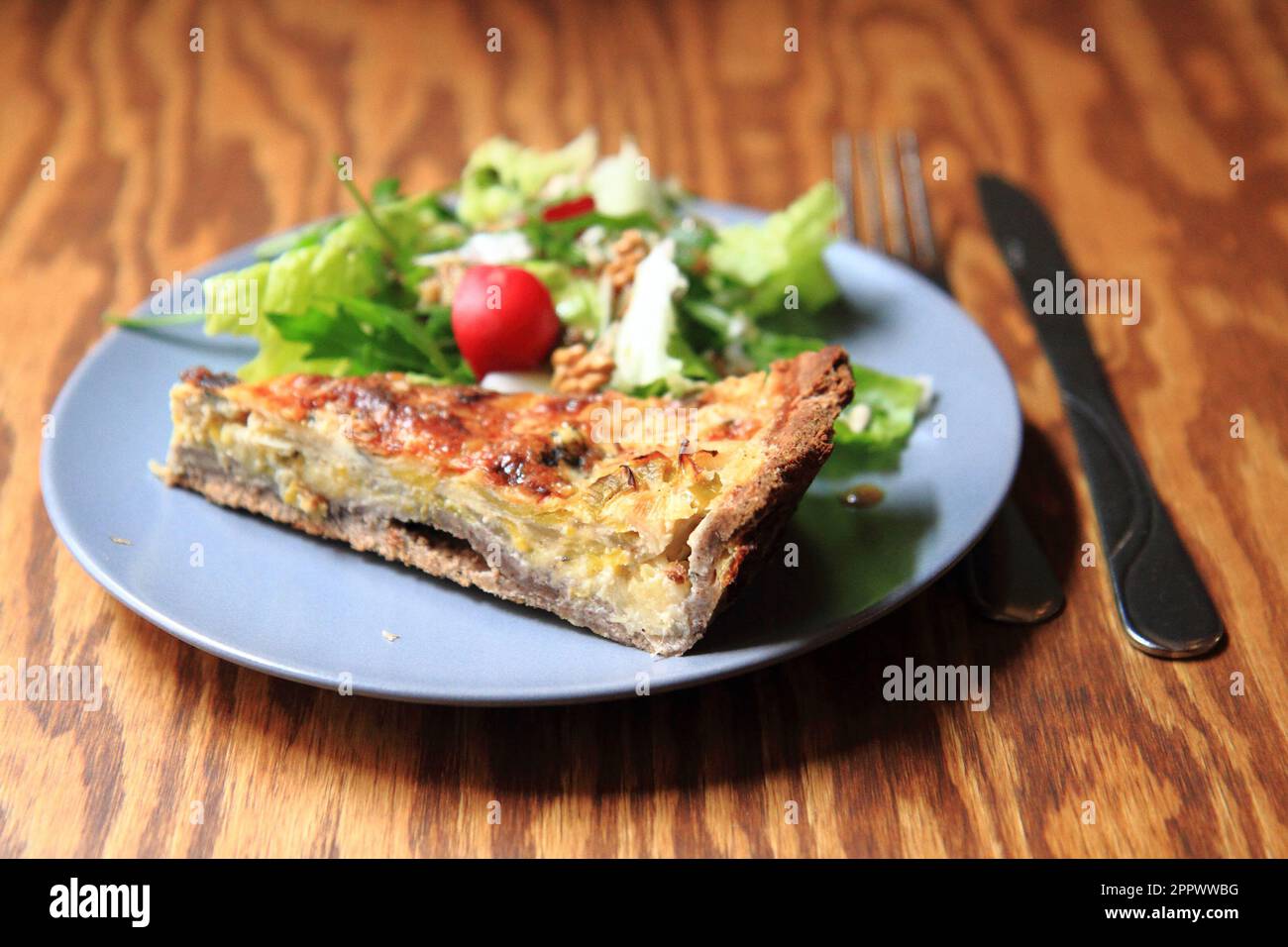 quiche (food from france) as very nice food background Stock Photo - Alamy