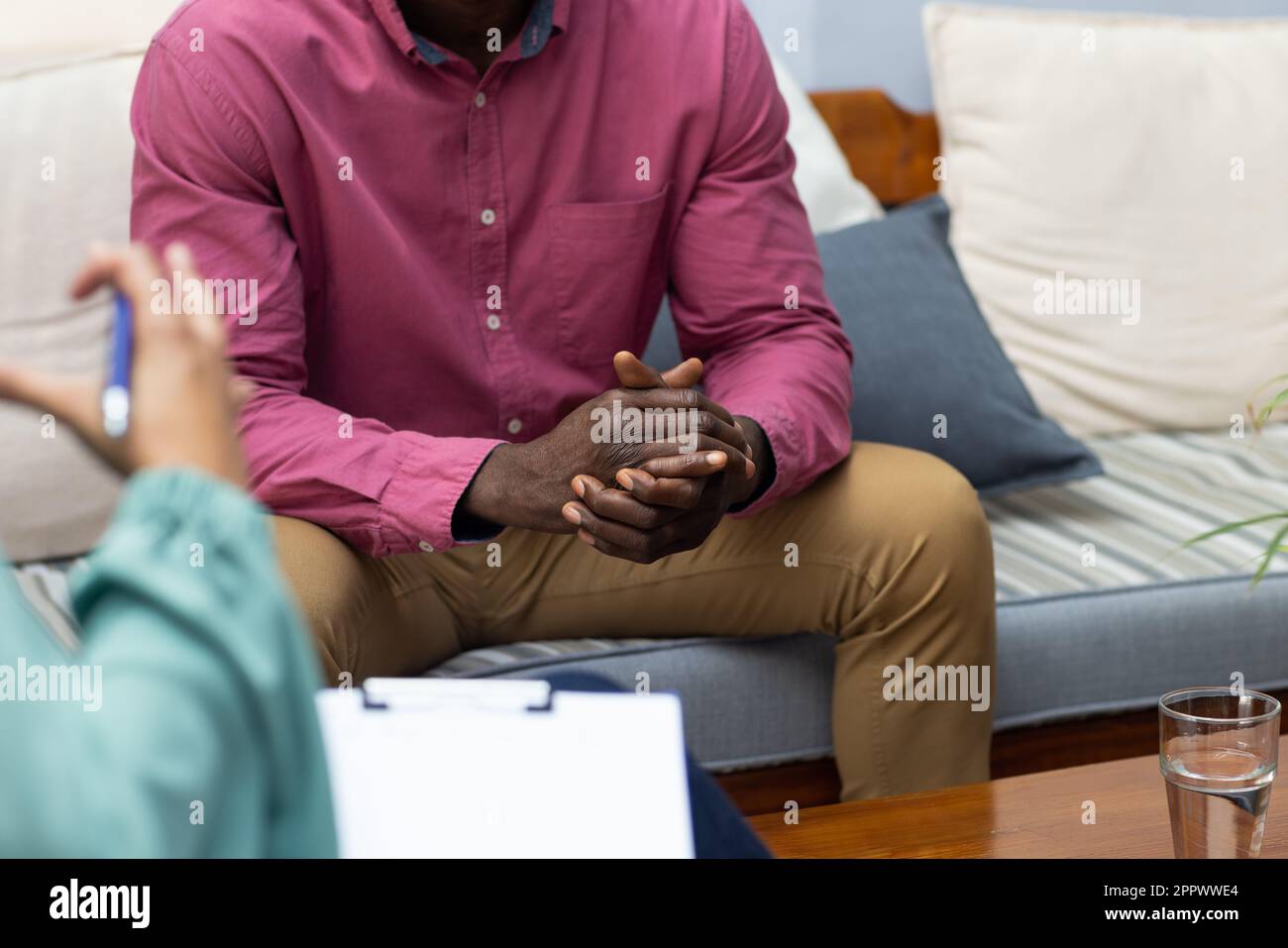 Massage therapist and african american hi-res stock photography and ...