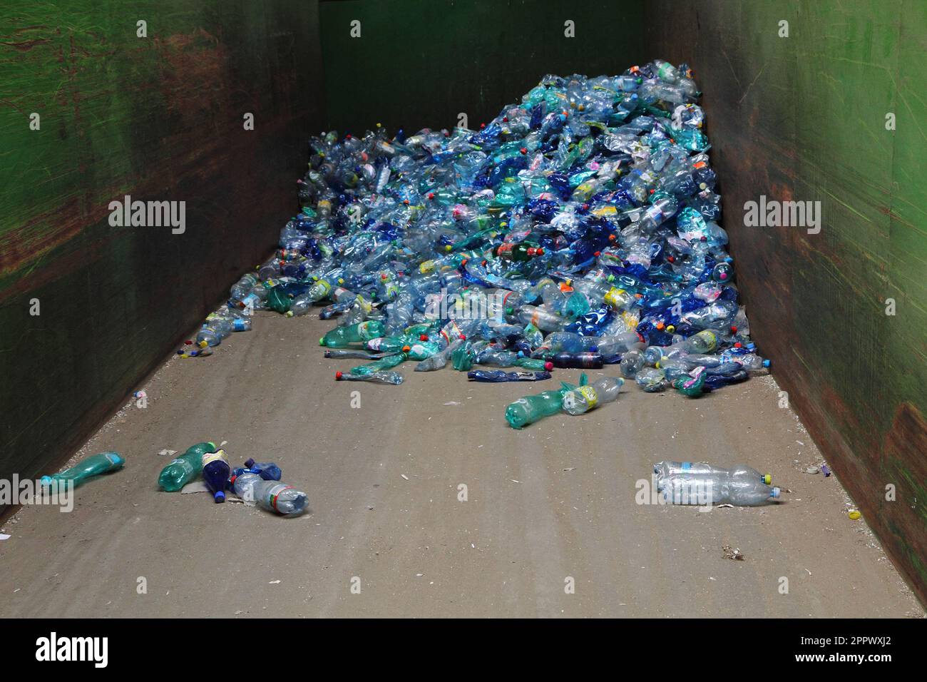 plastic pet bottle garbage from recycle industry Stock Photo - Alamy