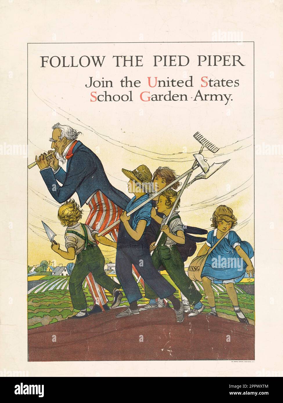 Follow the Pied Piper join the United States School Garden Army by ...