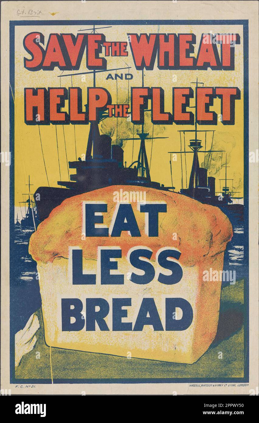 First world war poster bread hi-res stock photography and images - Alamy