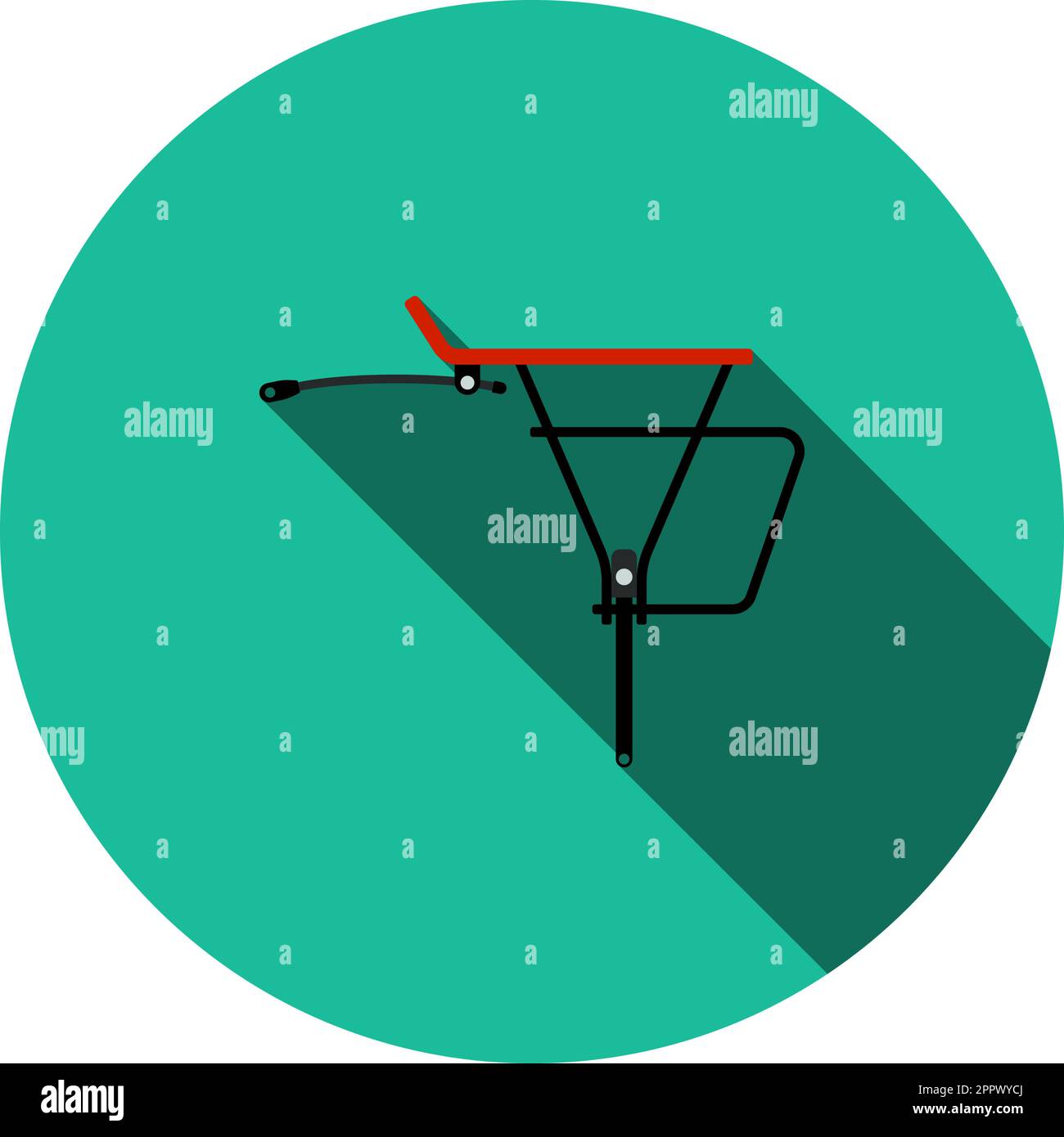 Bike Luggage Carrier Icon Stock Vector Image & Art - Alamy