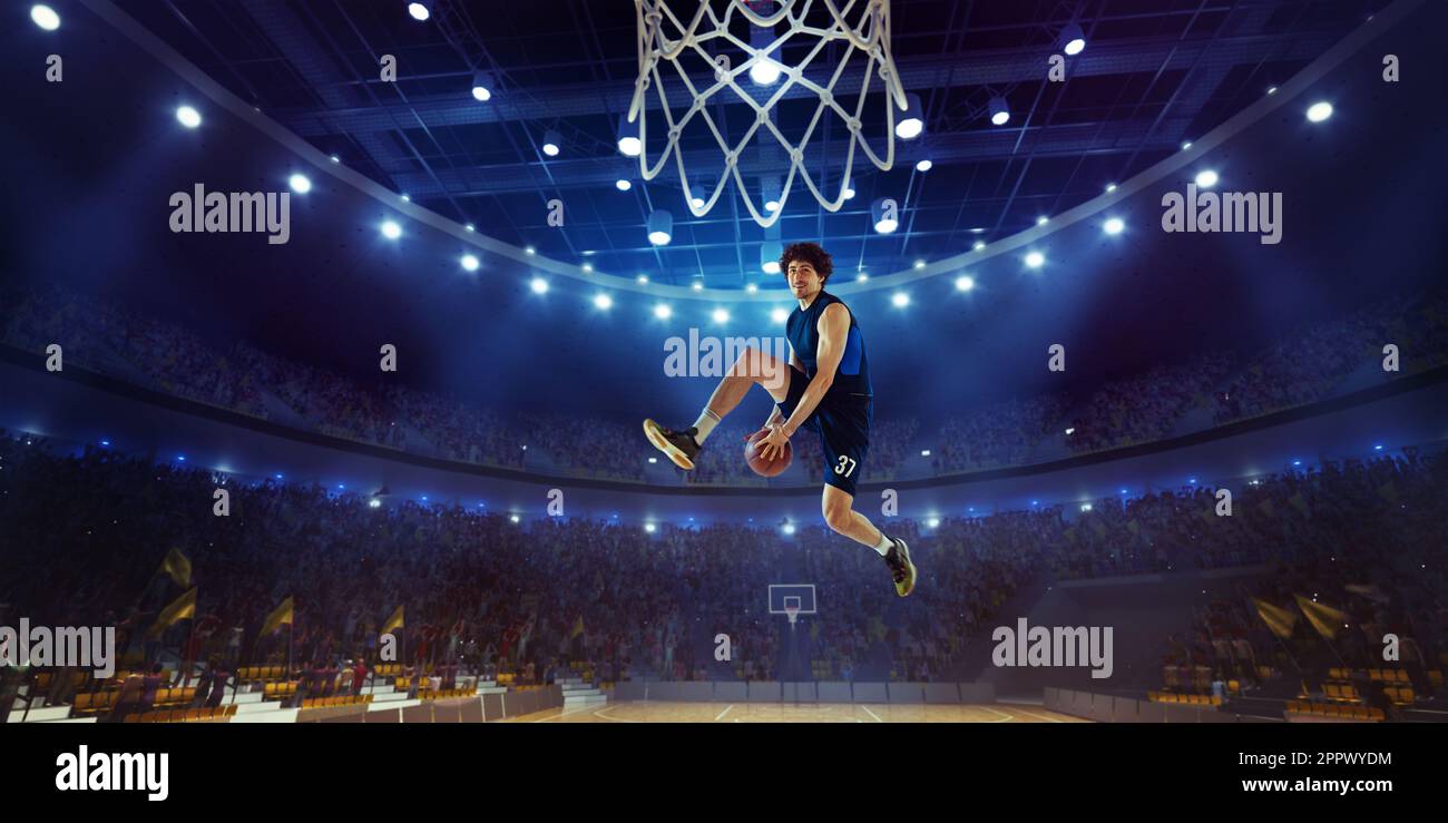 3d human basketball player hi-res stock photography and images - Alamy