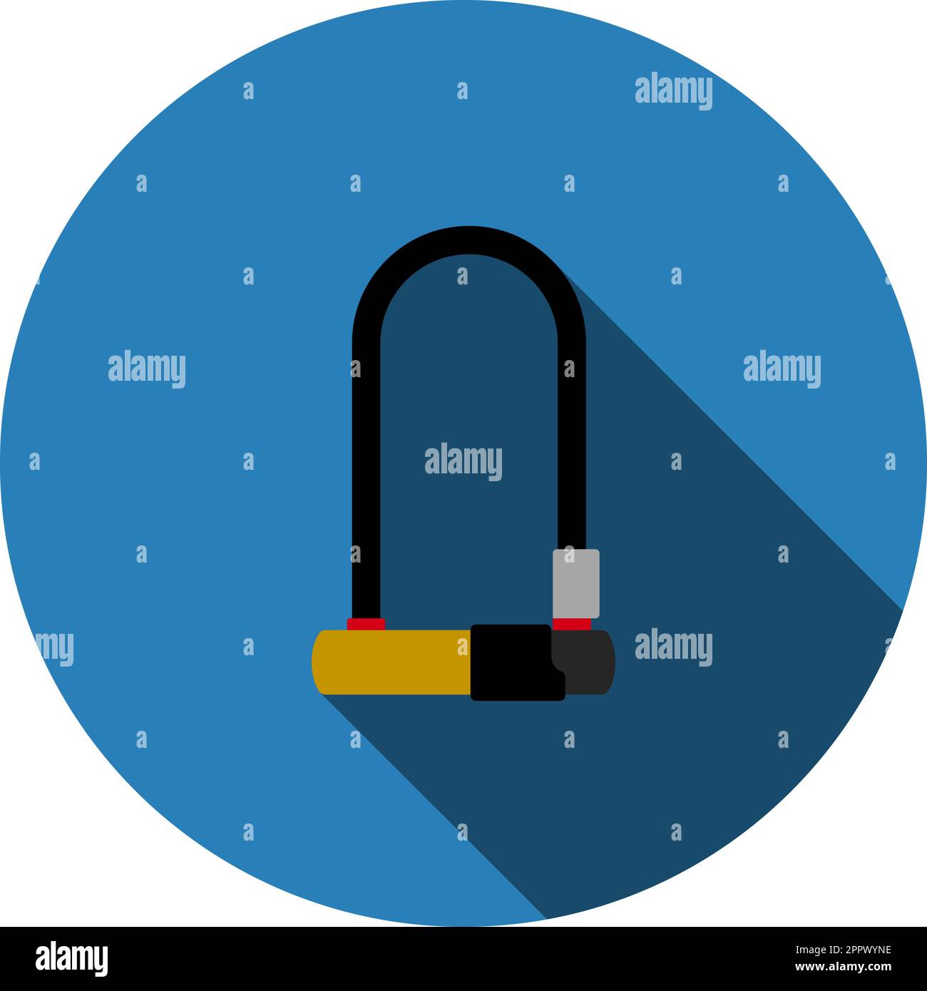 Bike Lock Icon Stock Vector Image & Art - Alamy