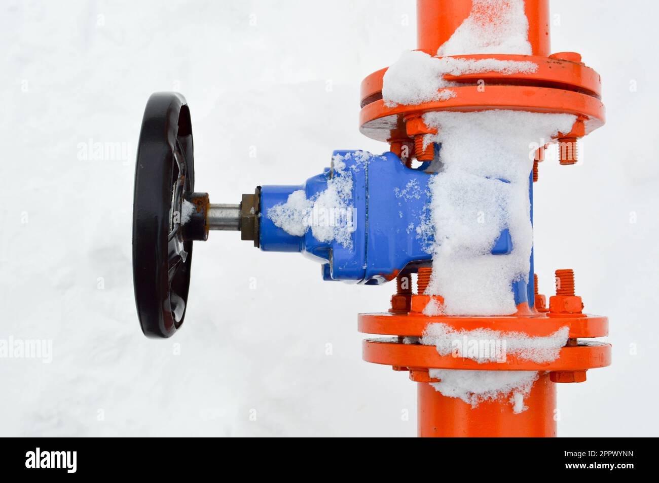 Industrial shut-off regulating protective pipe fittings. Black valve ...