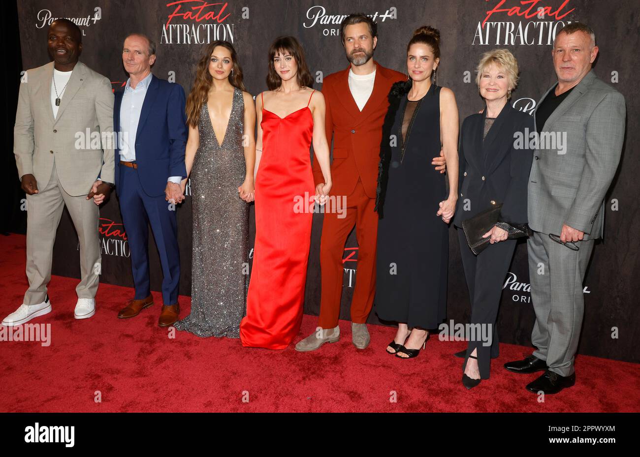 LOS ANGELES, CA - APRIL 24 Reno Wilson, Toby Huss, Alyssa Jirrels ...