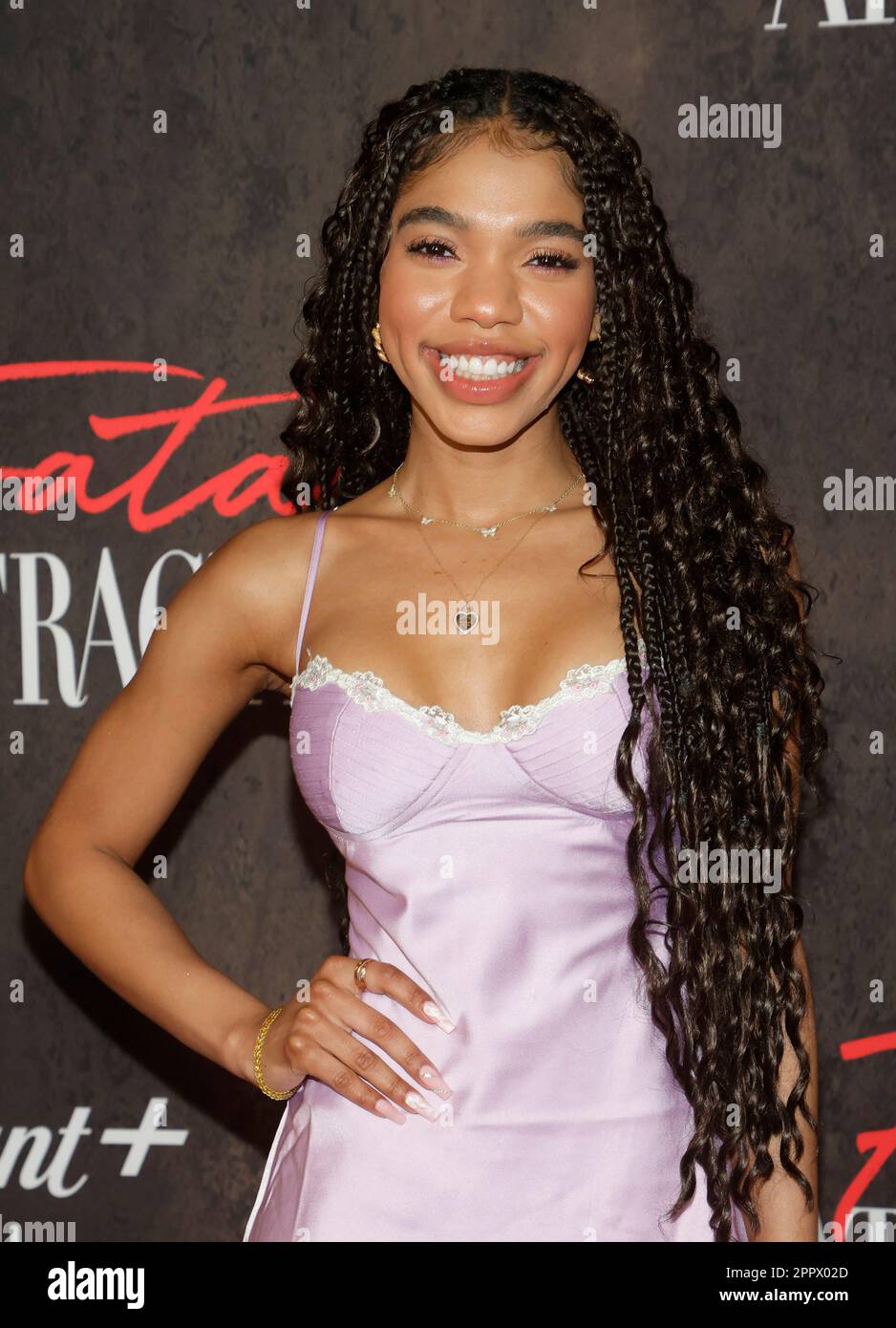 LOS ANGELES, CA - APRIL 24 Teala Dunn at Los Angeles Premiere Of ...