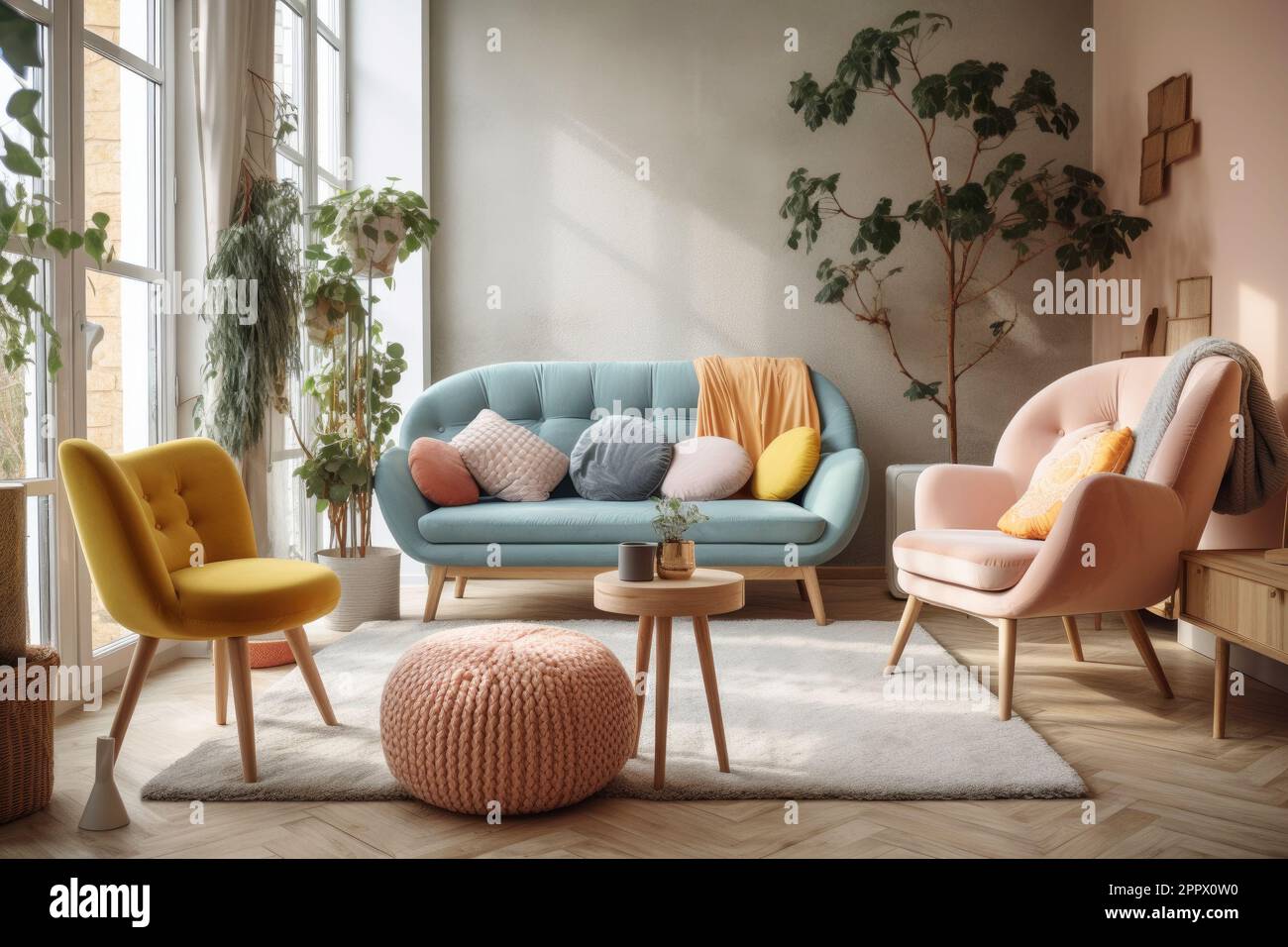 Cozy Small Apartment Interior Color