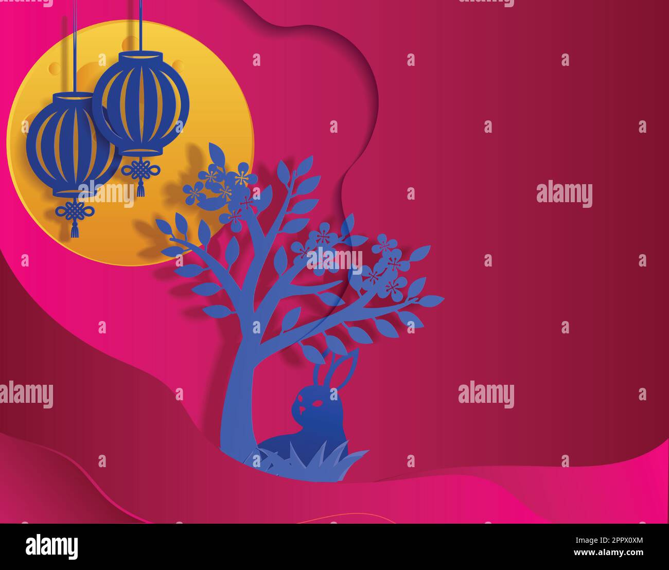 Mid autumn night japan Stock Vector Images - Alamy