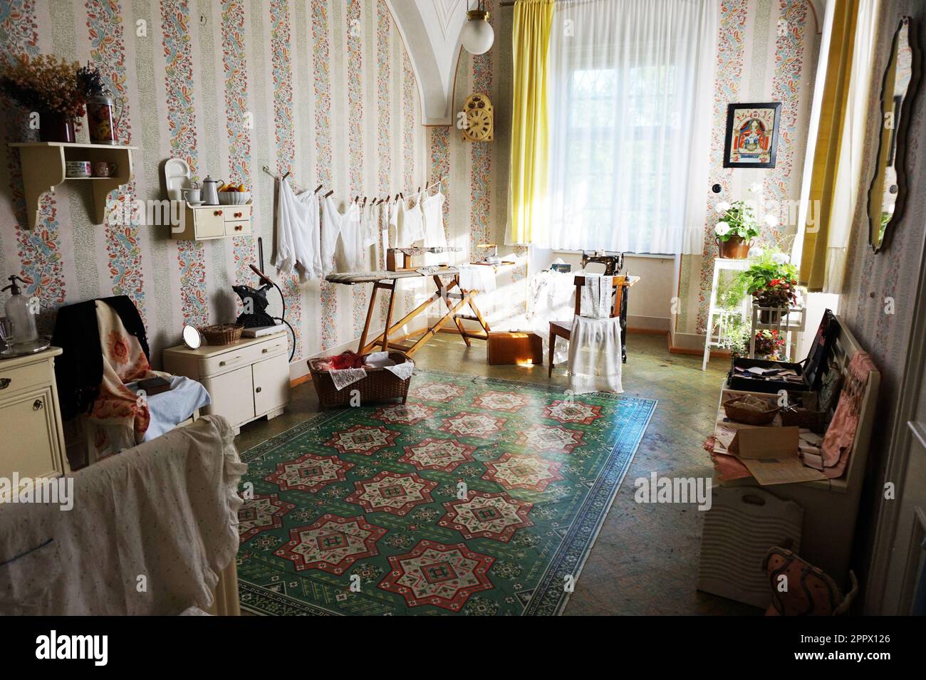 very old room interior as very nice architecture background Stock Photo ...