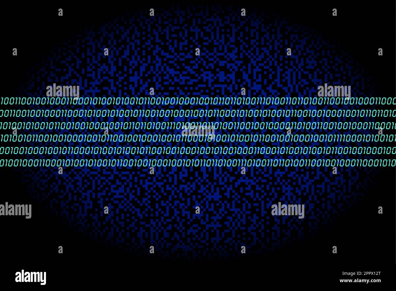 Data highway, binary coding, symbol for Big Data and surveillance Stock Vector Image & Art - Alamy