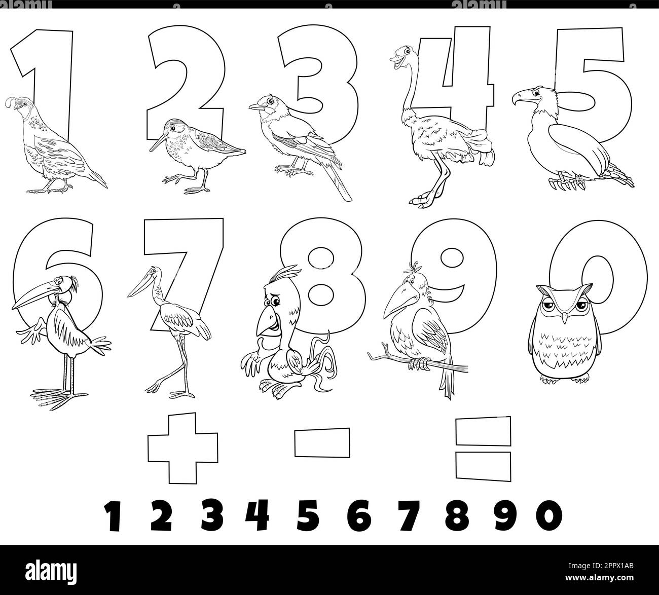 One animal two birds Black and White Stock Photos & Images - Alamy