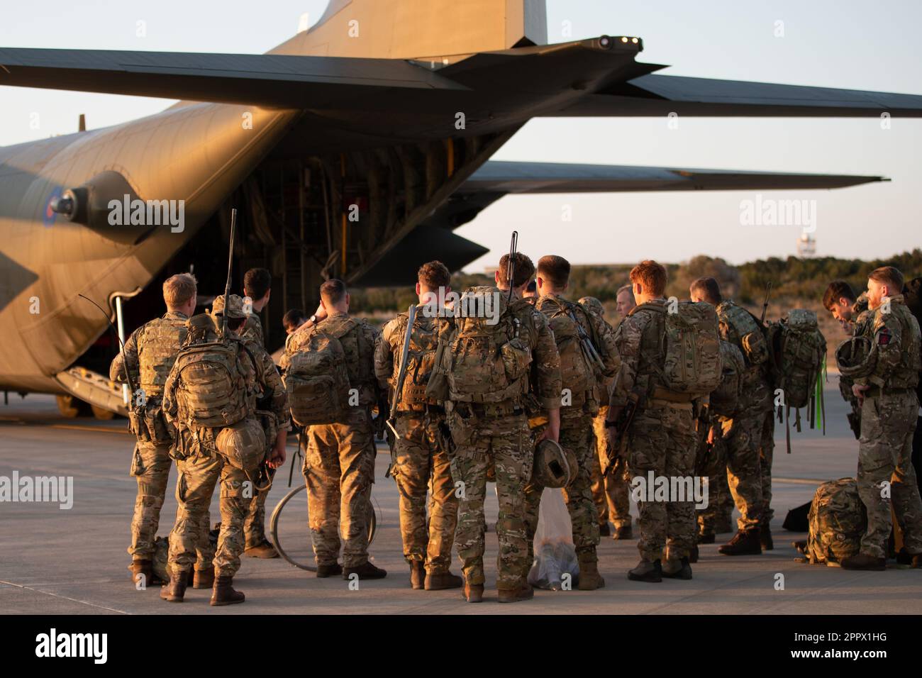 Ministry of Defence handout photo of personnel of 40 Commando Brigade ...