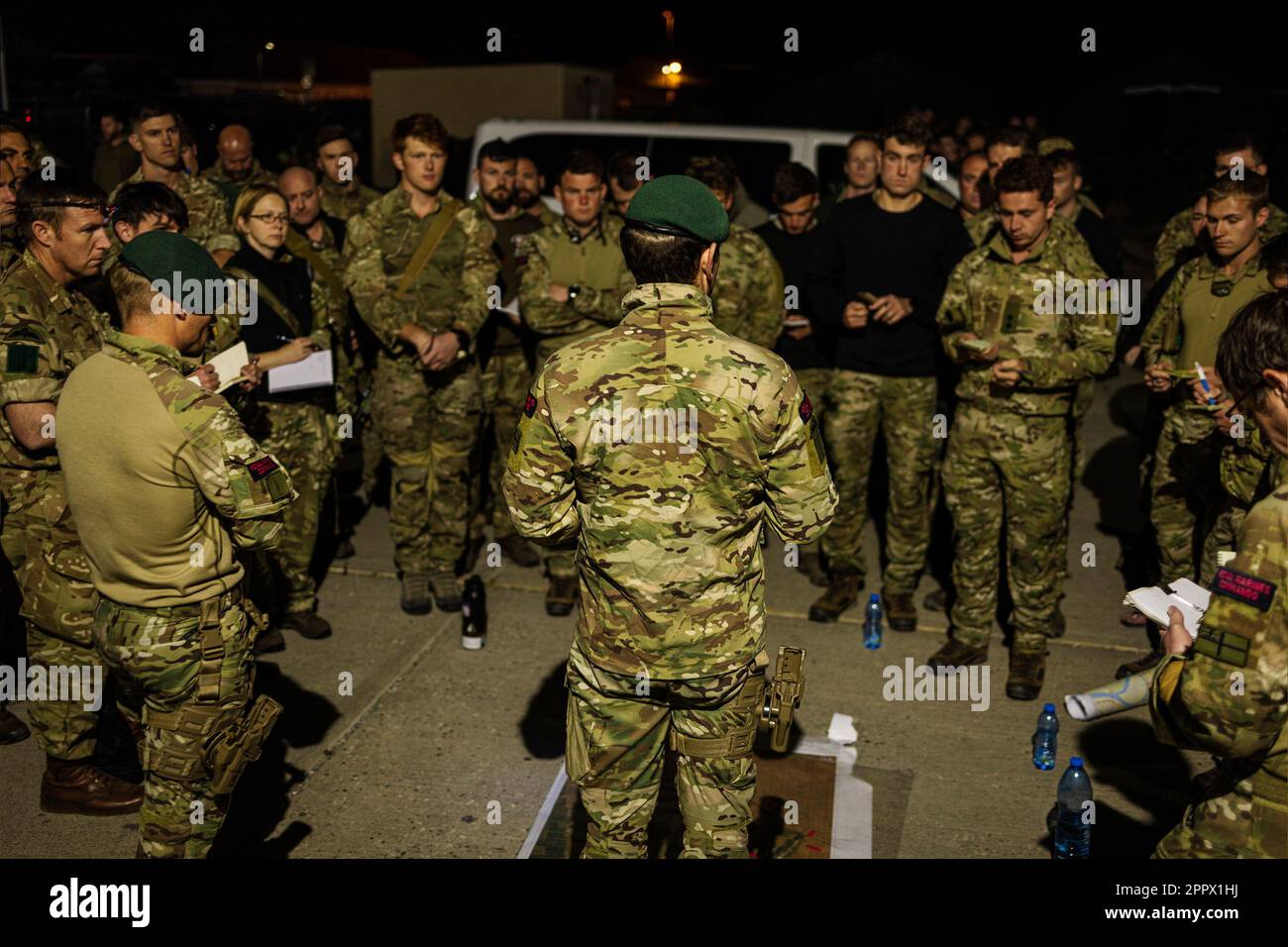 Ministry of Defence handout photo of 40 Commando Commanding Officer ...