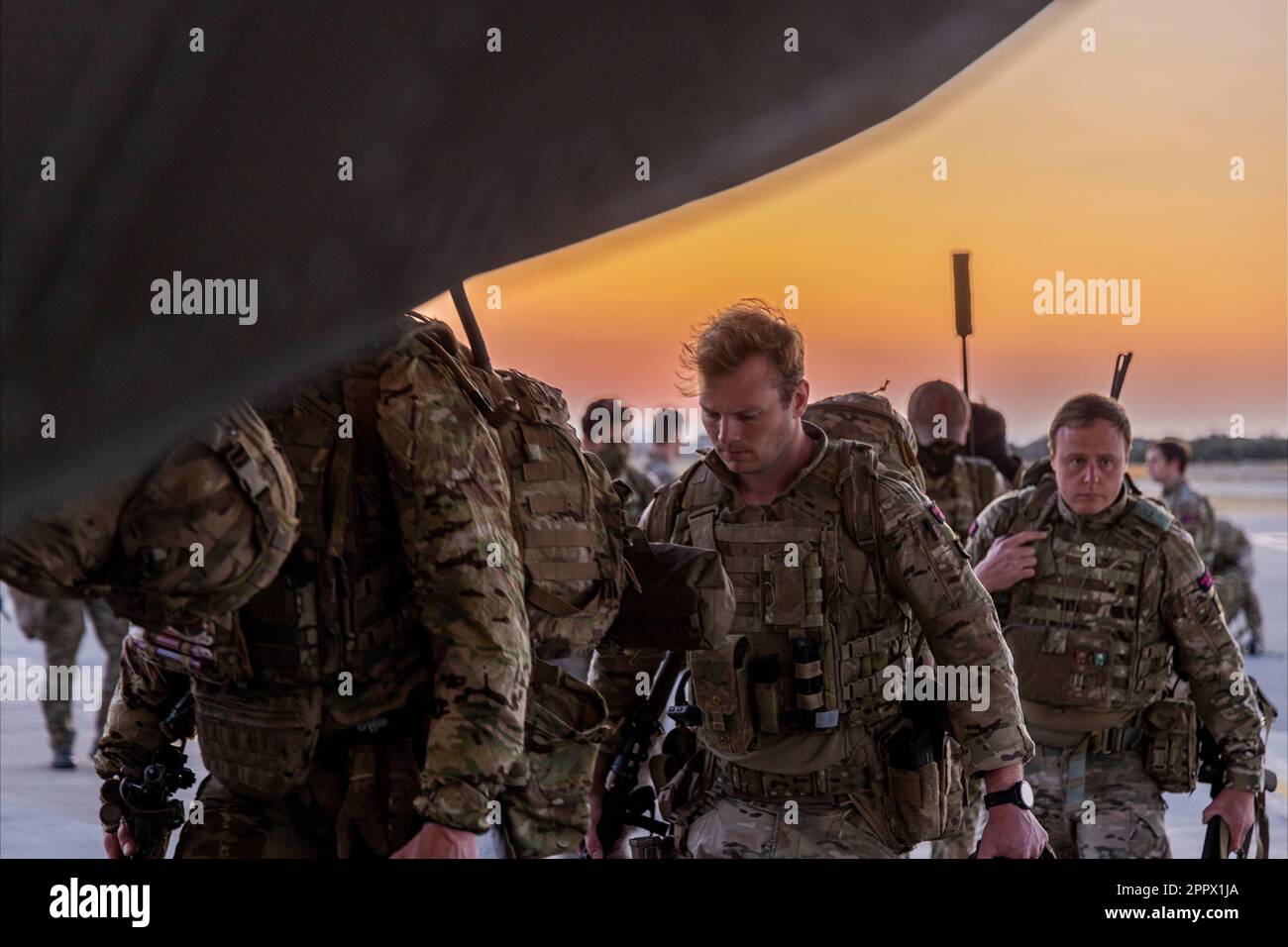 Ministry of Defence handout photo of personnel of 40 Commando Brigade ...