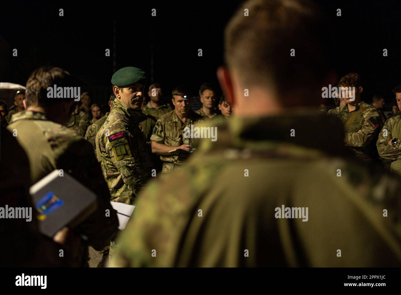 Ministry of Defence handout photo of 40 Commando Commanding Officer ...