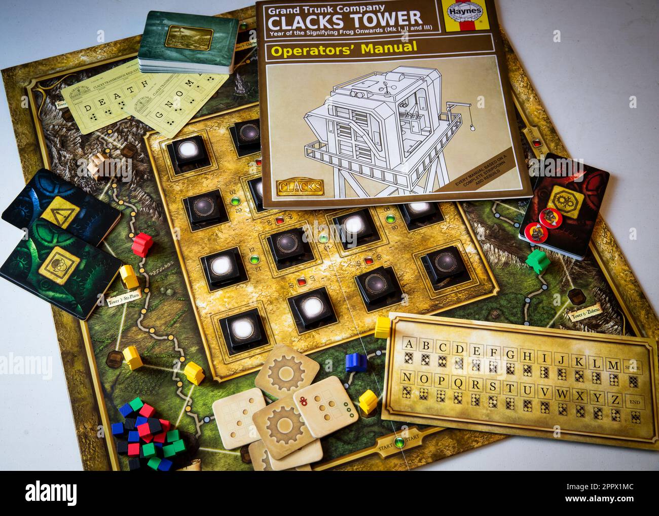 Clacks, Terry Pratchett Discworld, Backspindle Games, Board Game, Still ...