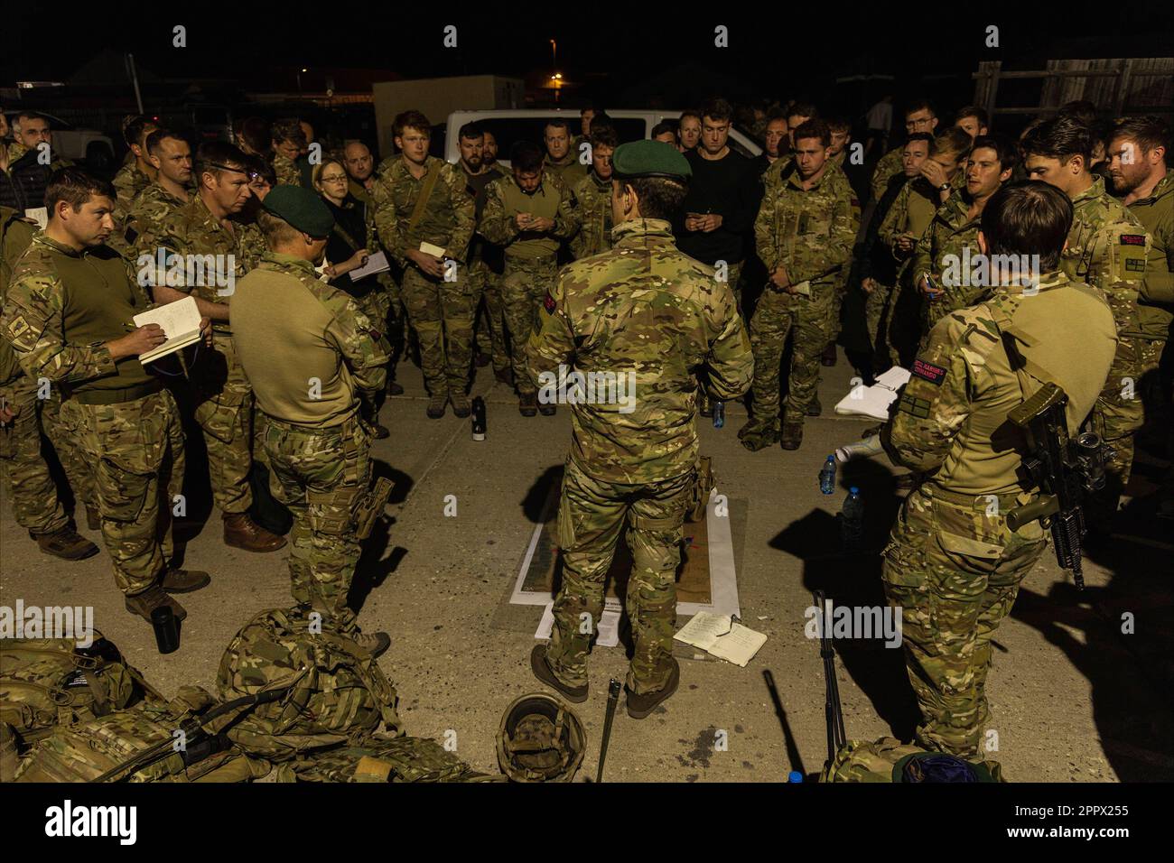 Ministry of Defence handout photo of 40 Commando Commanding Officer ...