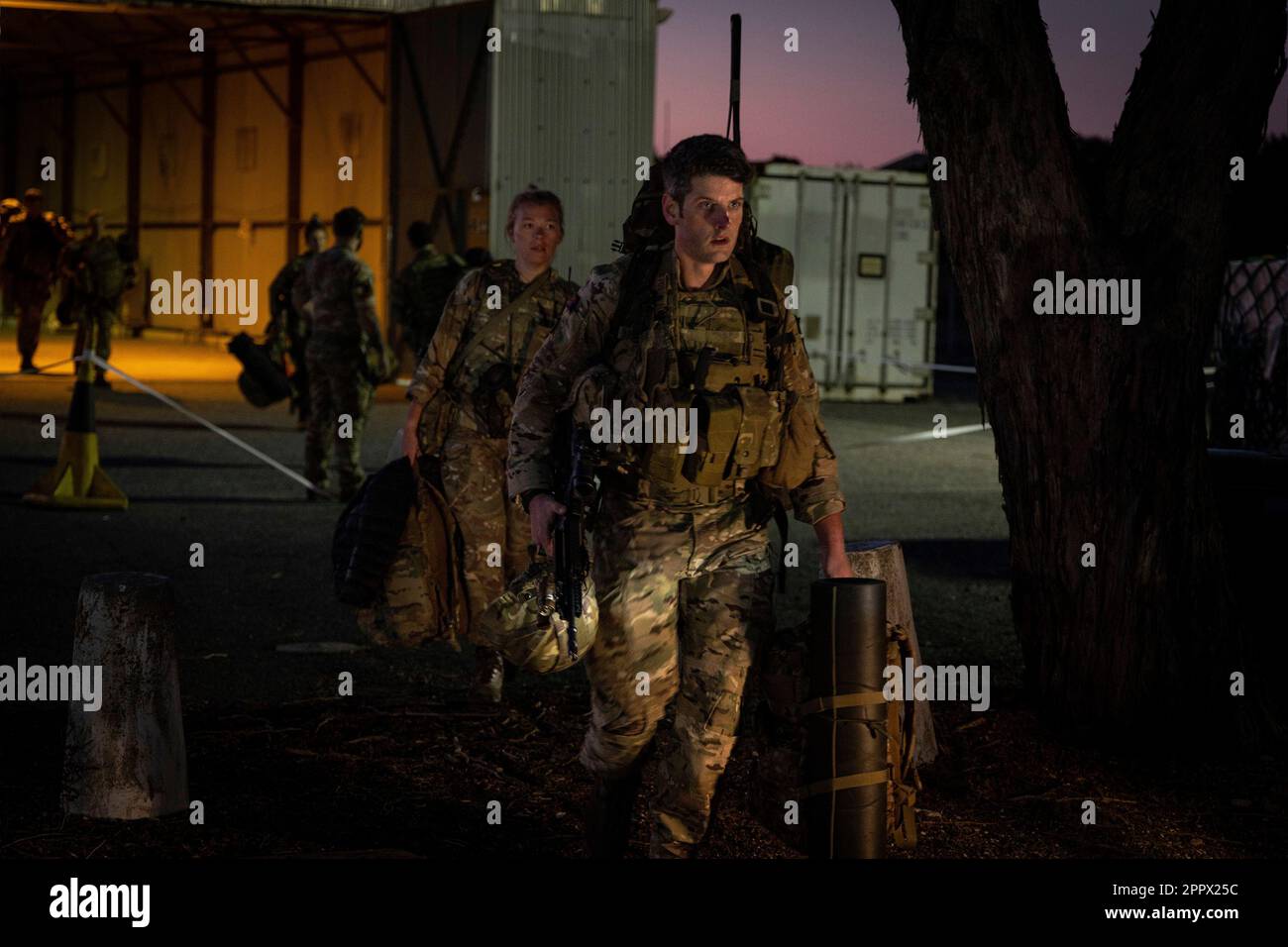 Ministry of Defence handout photo of personnel of 40 Commando Brigade ...