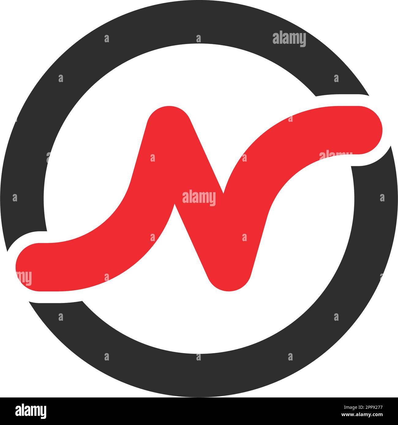 N Letter icon Vector illustration concept design template Stock Vector ...