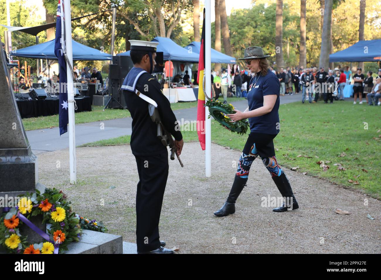 Sydney, Australia. 25th April 2023. The ANZAC Day Coloured Digger event ...