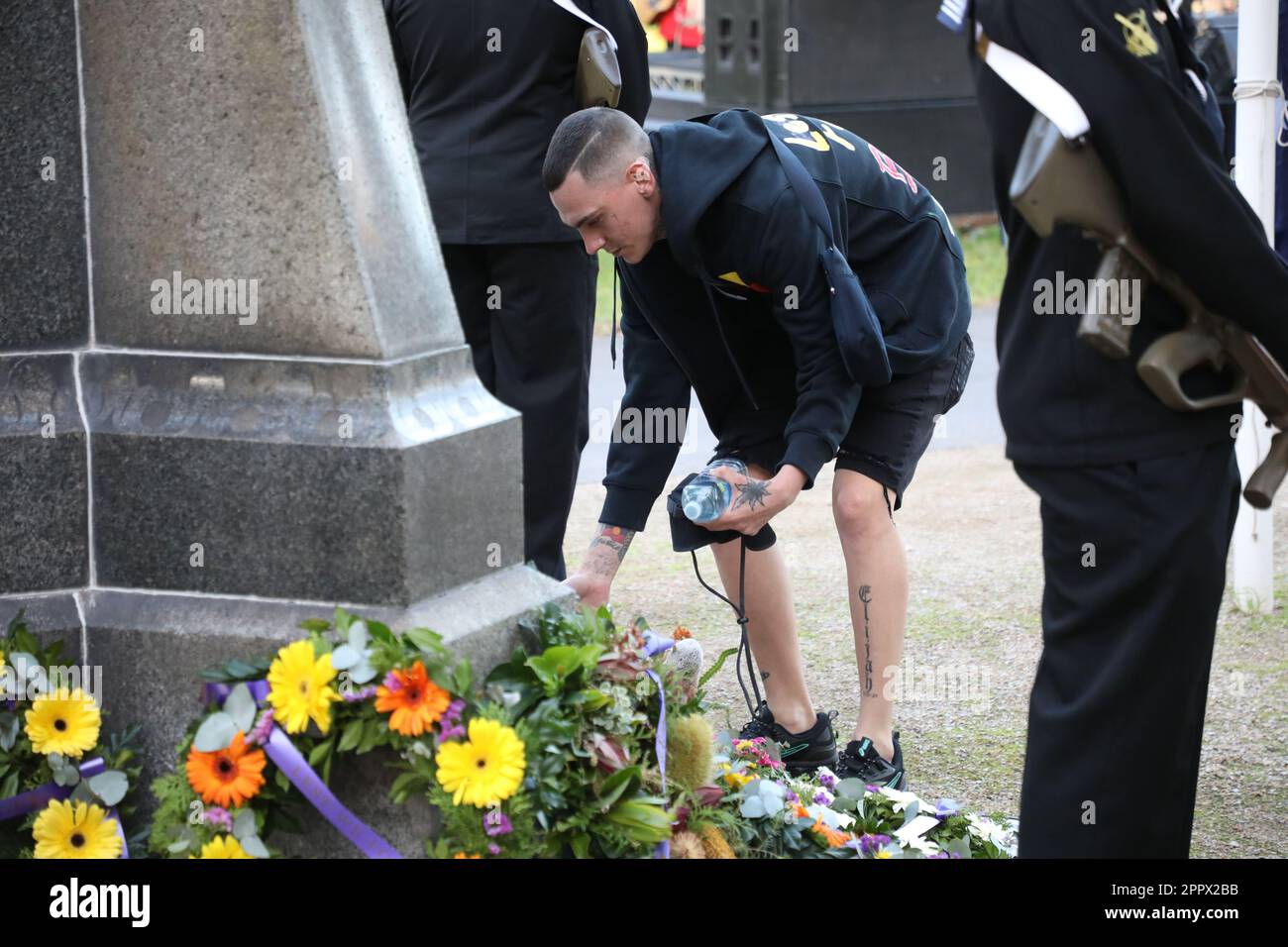 Sydney, Australia. 25th April 2023. The ANZAC Day Coloured Digger event ...