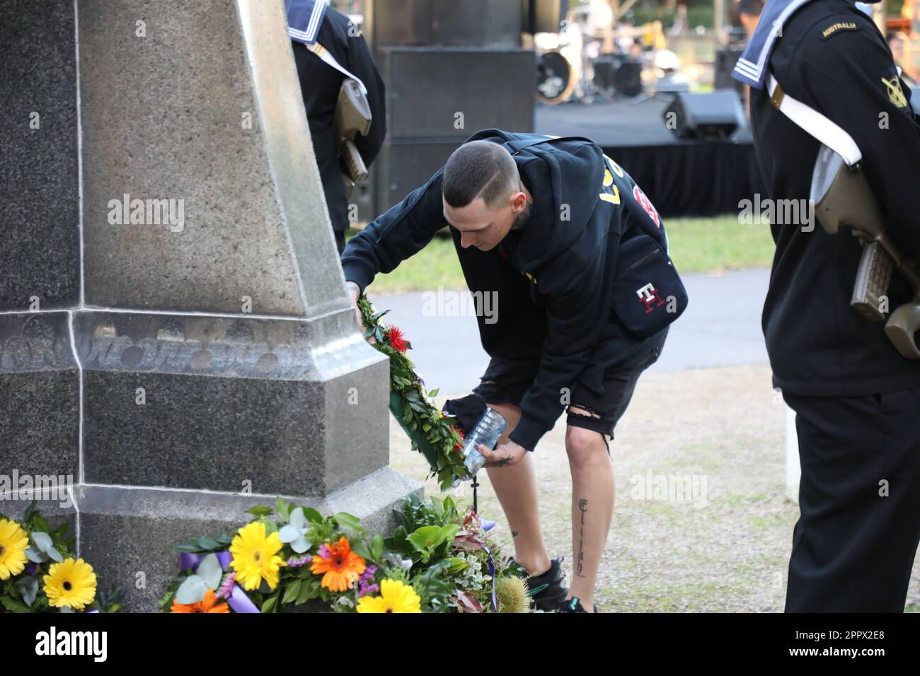Sydney, Australia. 25th April 2023. The ANZAC Day Coloured Digger event ...