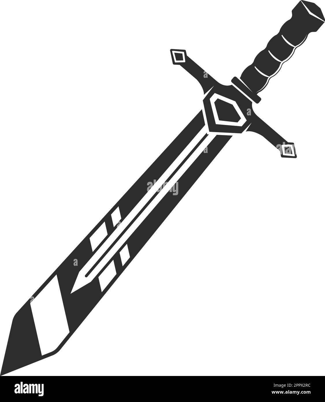 Black Sword Clip Art