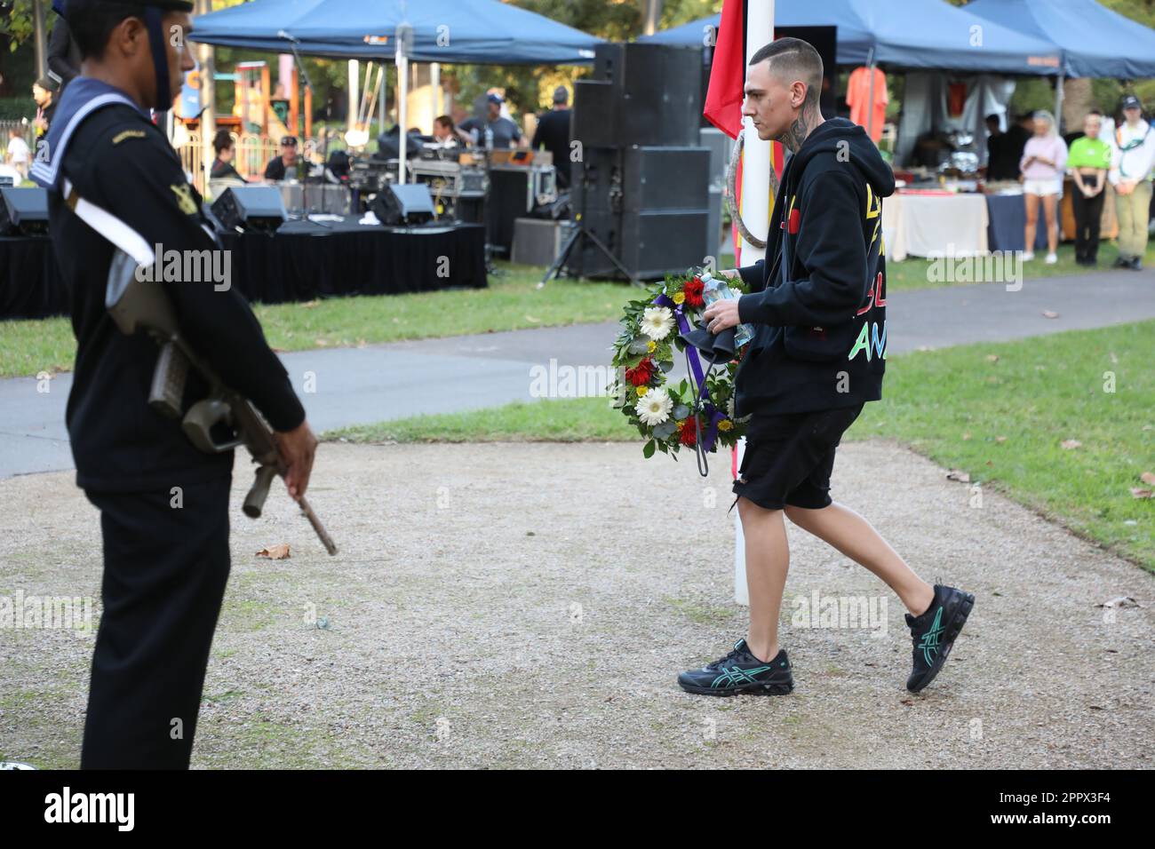 Sydney, Australia. 25th April 2023. The ANZAC Day Coloured Digger event ...