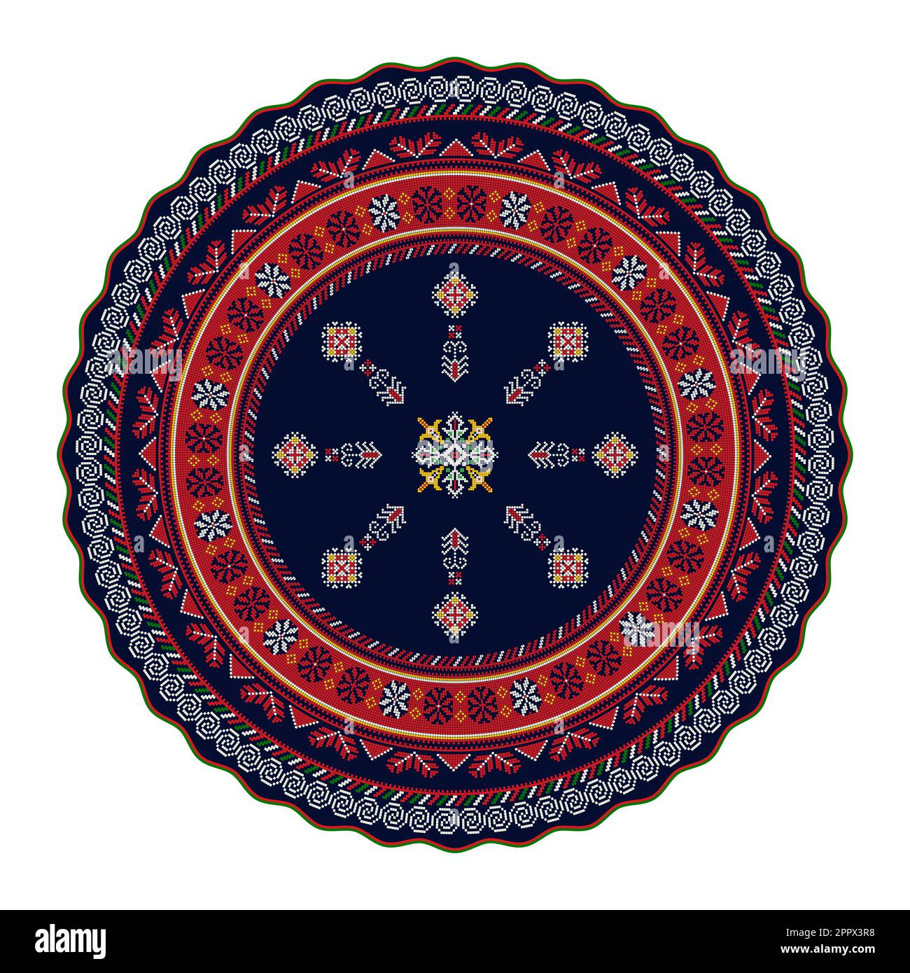 Background embroidered ukrainian pattern Stock Vector Images - Alamy