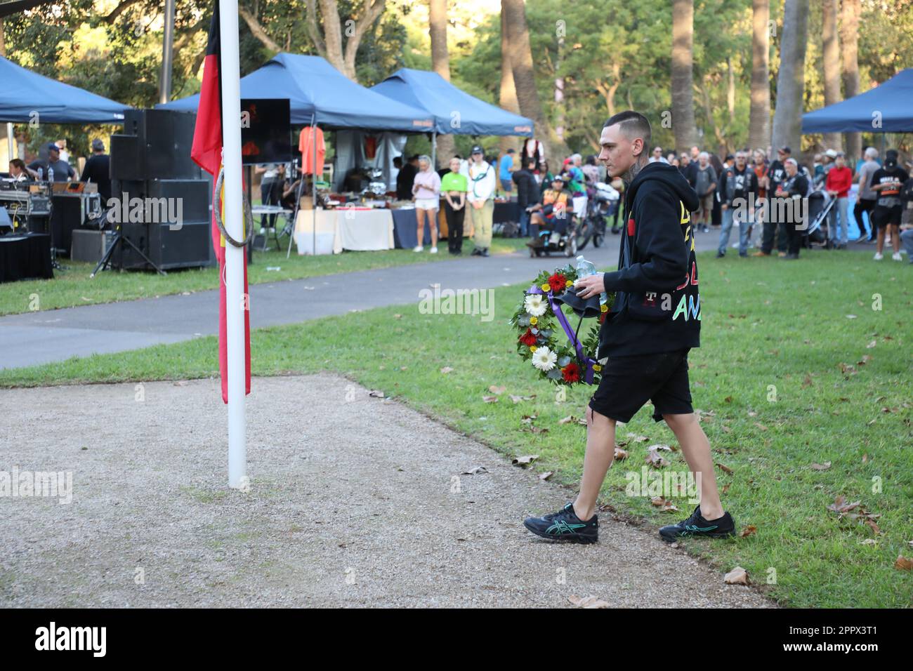 Sydney, Australia. 25th April 2023. The ANZAC Day Coloured Digger event ...