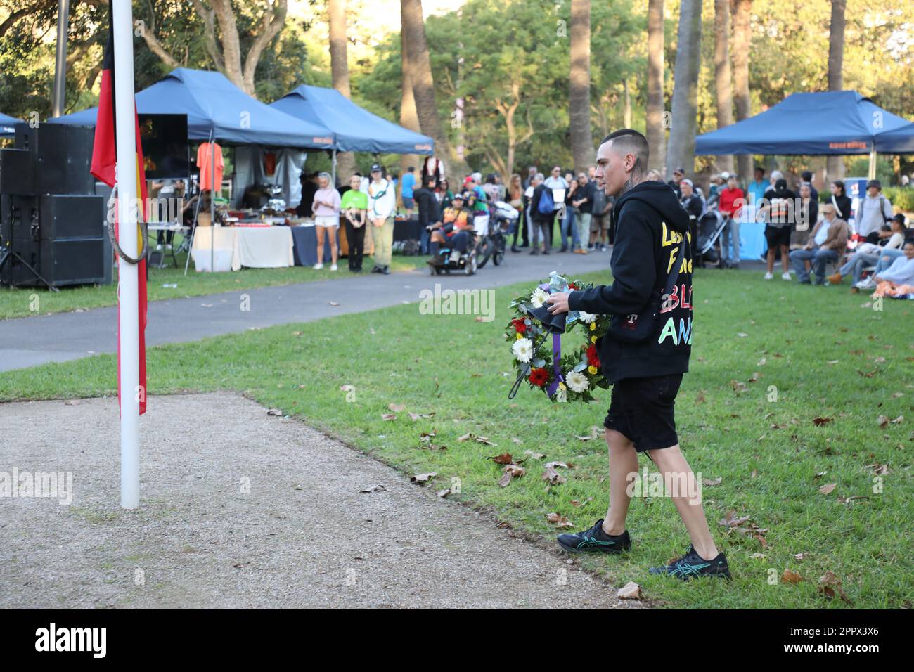 Sydney, Australia. 25th April 2023. The ANZAC Day Coloured Digger event ...