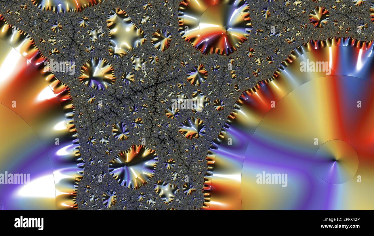 Infinite Mandelbrot Fractal Zoom Colorful Art Render Abstract ...