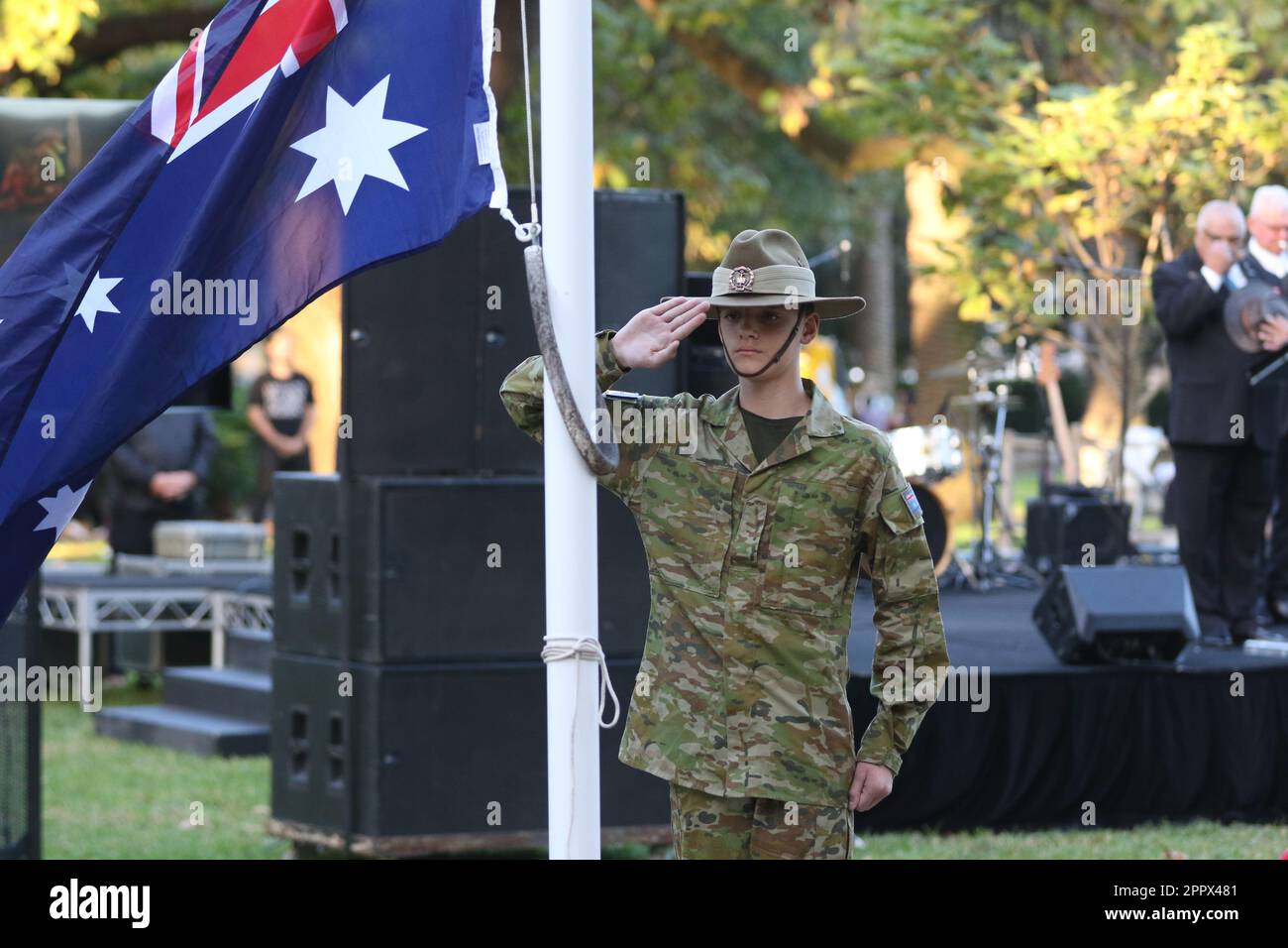 Sydney, Australia. 25th April 2023. The ANZAC Day Coloured Digger event ...