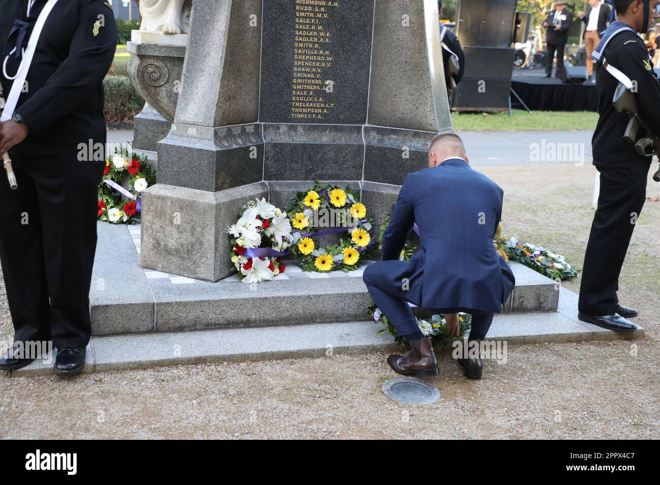 Sydney, Australia. 25th April 2023. The ANZAC Day Coloured Digger event ...
