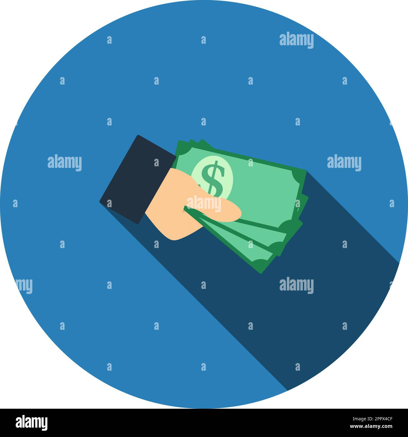 Hand Holding Money Icon Stock Vector Image & Art - Alamy