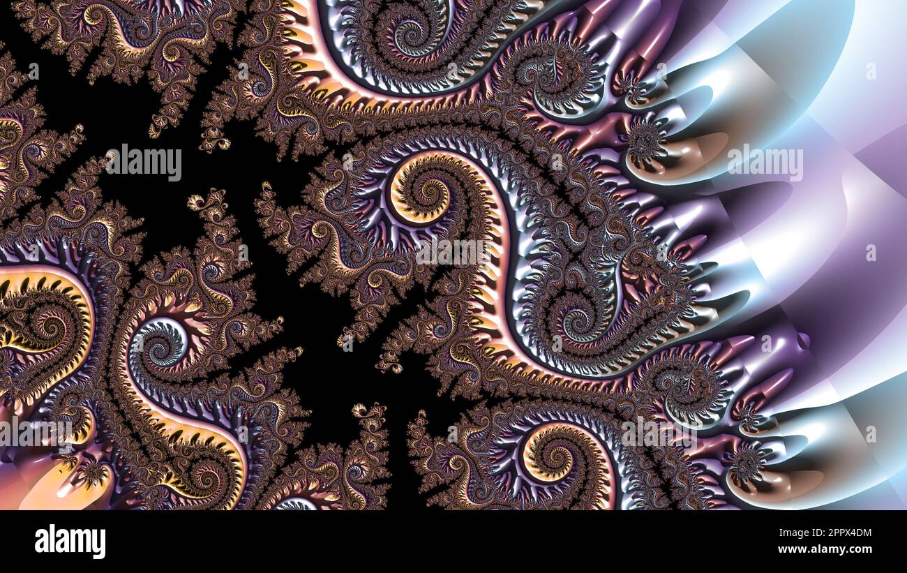 Infinite Mandelbrot Fractal Zoom Colorful Art Render Abstract ...