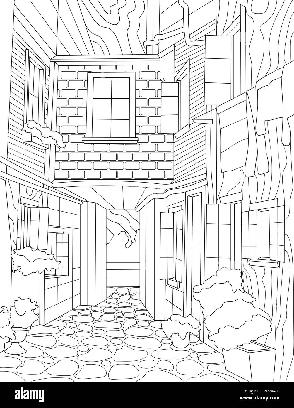 Asymmetrical unequal shaped form format of colourful thing object ...