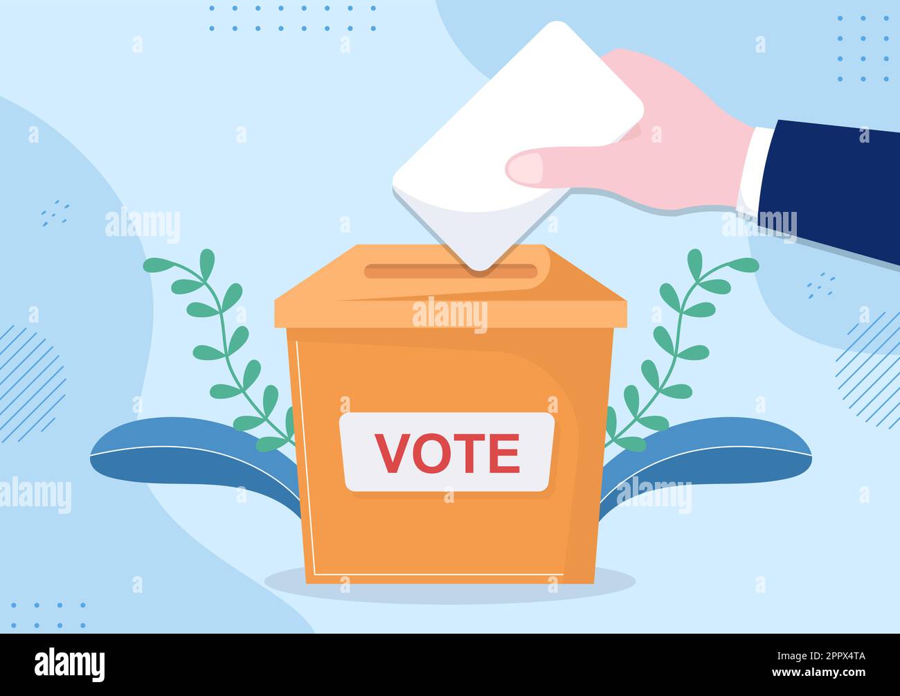 Political Candidate Cartoon Hand Drawn Illustration with Debates ...