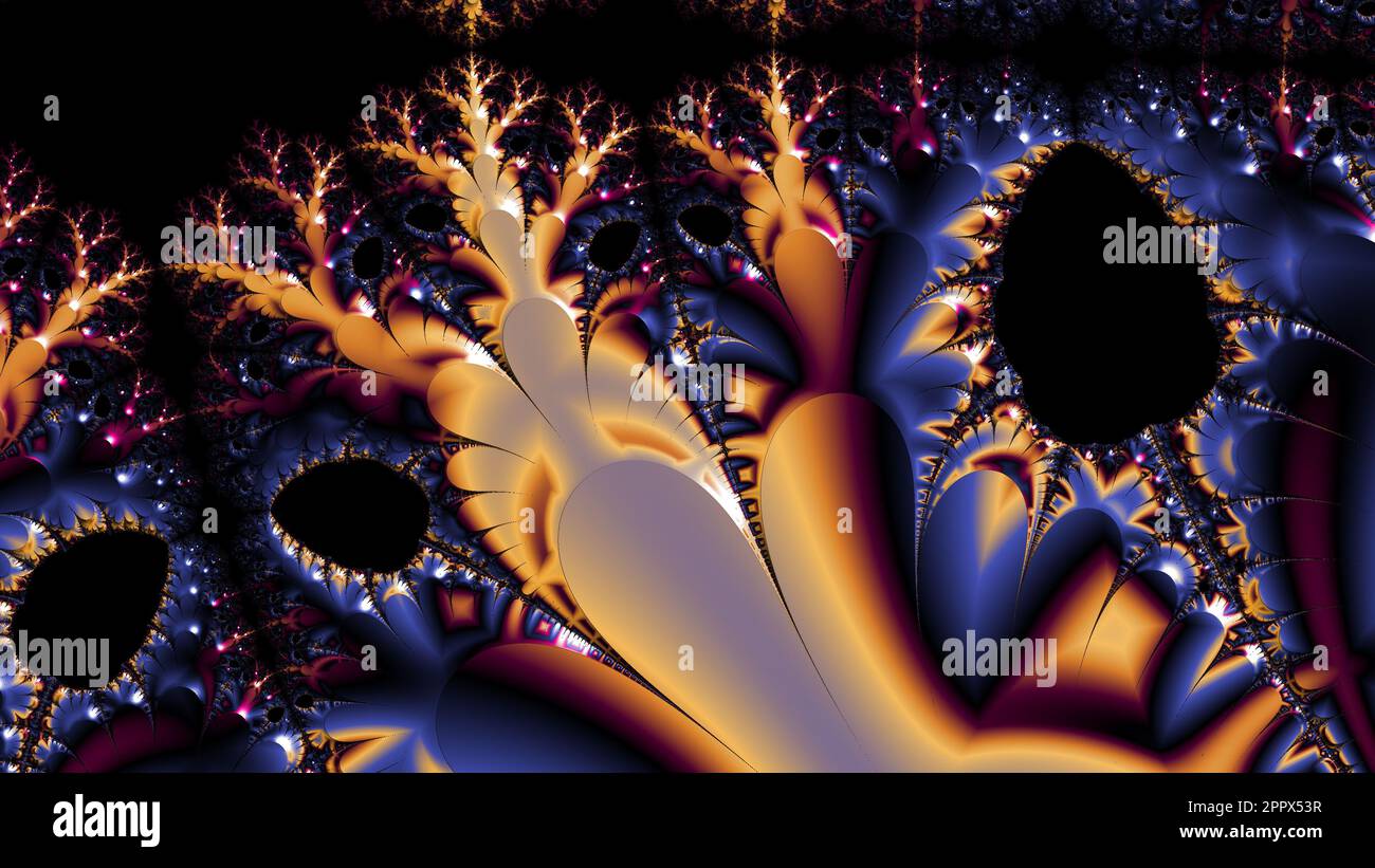 Infinite Mandelbrot Fractal Zoom Colorful Art Render Abstract ...