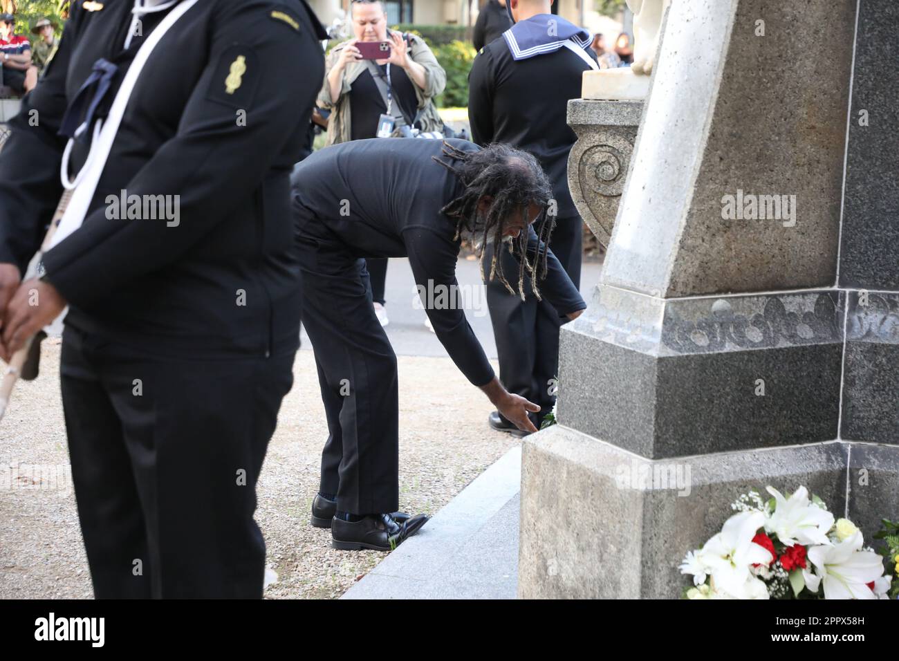 Sydney, Australia. 25th April 2023. The ANZAC Day Coloured Digger event ...